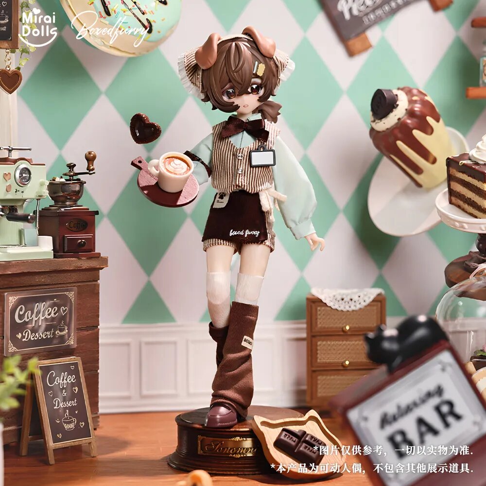 Шарнирная кукла BJD 1/8 BoxedFurry, плюшевая фигурка, сюрприз-бокс