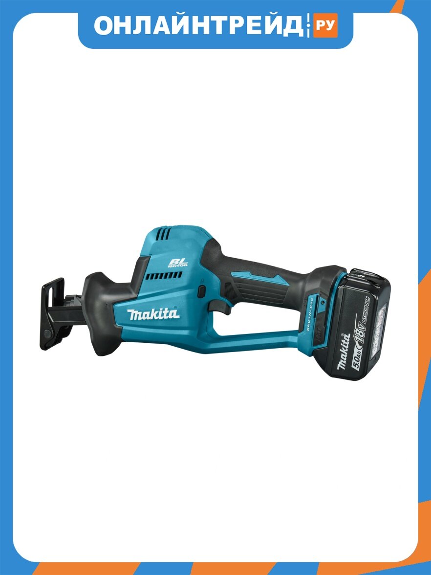 Пила сабельная аккумуляторная Makita DJR189RTJ