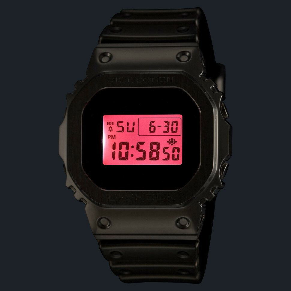 Наручные часы CASIO G-Shock, красный, серебряный — фото 1