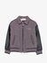 Куртка EMPORIO ARMANI Faux-leather-sleeve jacket, размер 8 лет, синий