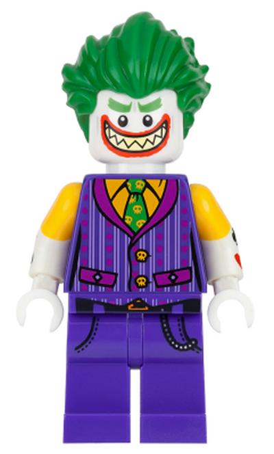 Минифигурка Lego sh0447 The Joker - Striped Vest, Shirtsleeves, Smile with Pointed Teeth Grin