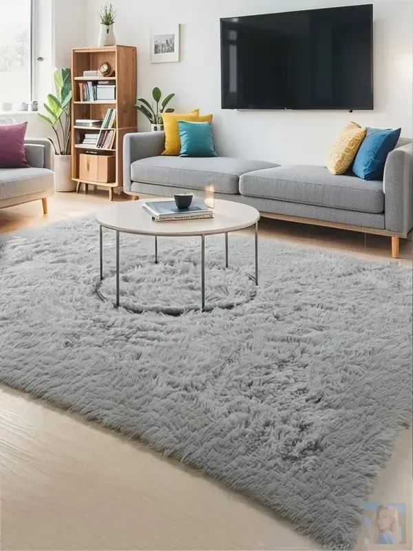 Коврик прикроватный Сплошной цвет 180x200 см