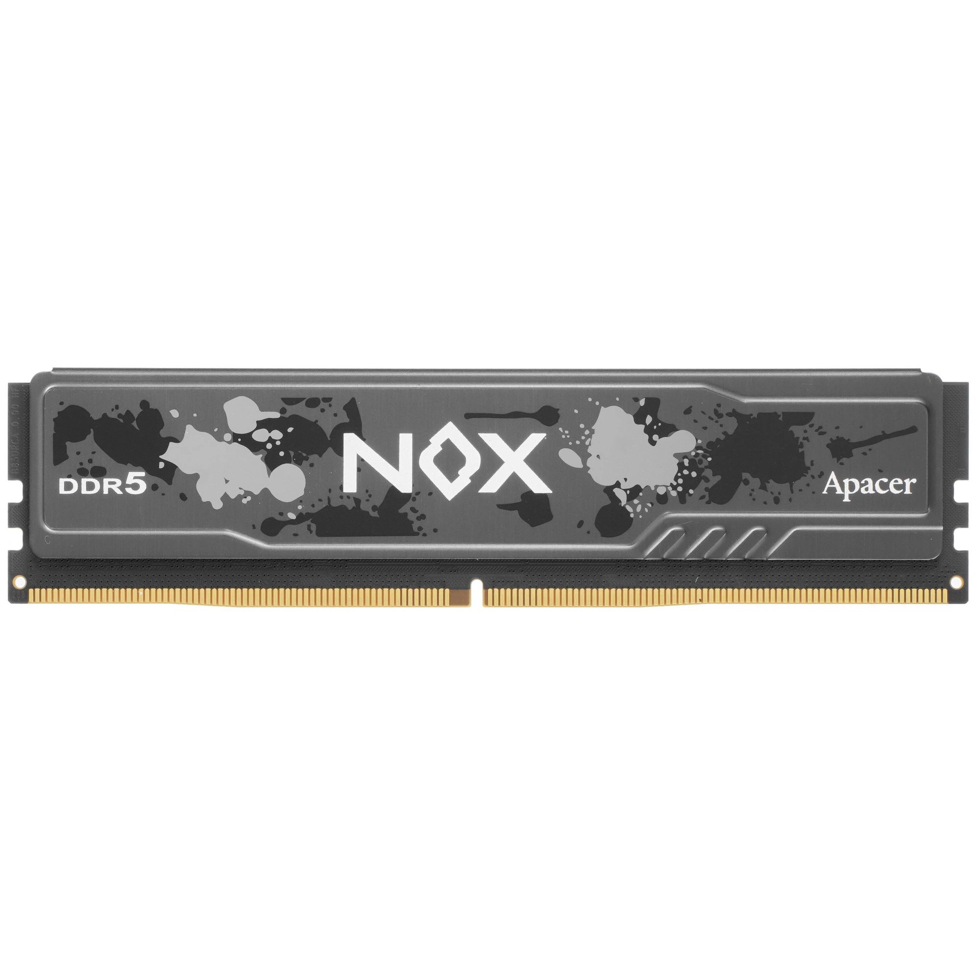 Модуль оперативной памяти Apacer NOX Black Gaming, DDR5, 5600 МГц, 16 ГБ, DIMM, AH5U16G56C522MBAA-1