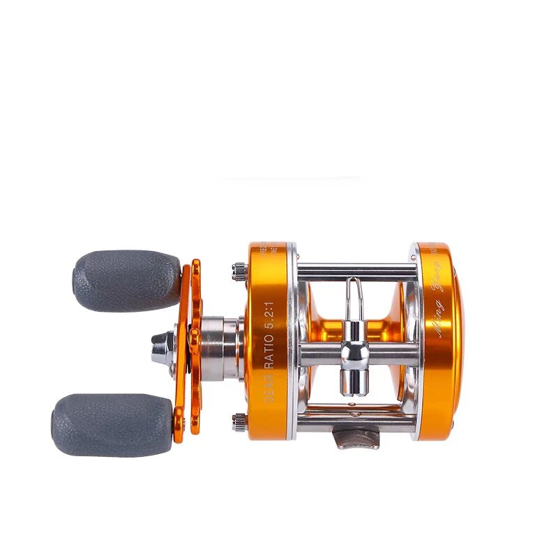 Катушка для блесен WEIHEFISHING CL40 Оранжевый Golden Right Hand