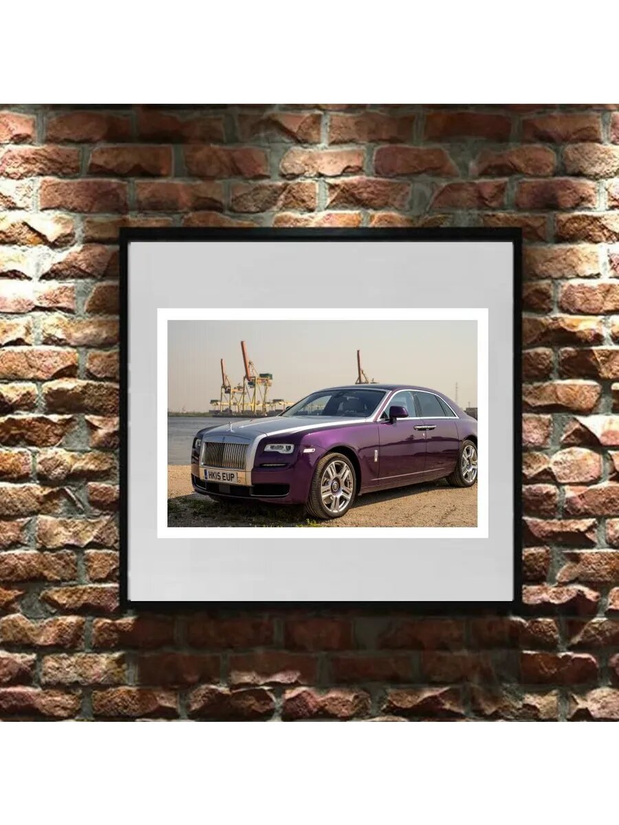 Постер "rolls royce ghost" из коллекции "Автомобили" А3