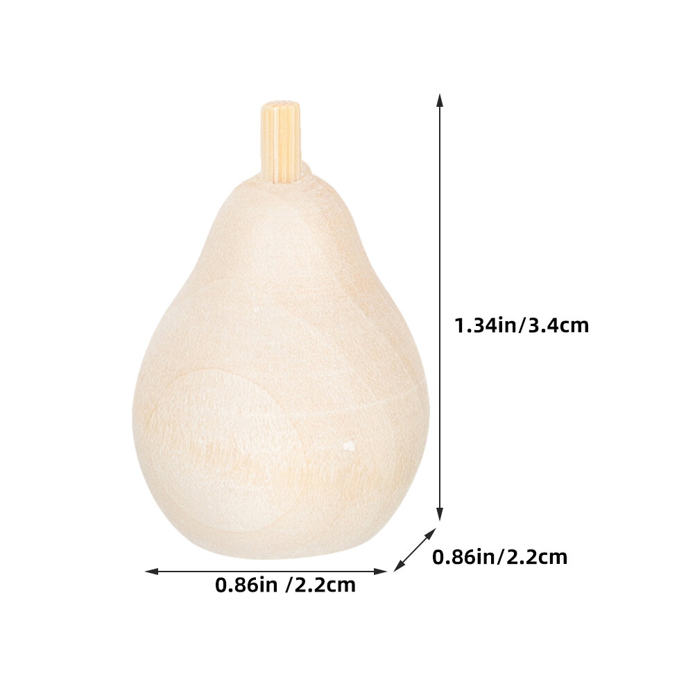 10 Шт Деревянные Груши Для РисованияDIY Поделки Игрушки 3 40X2 20X2 20CM