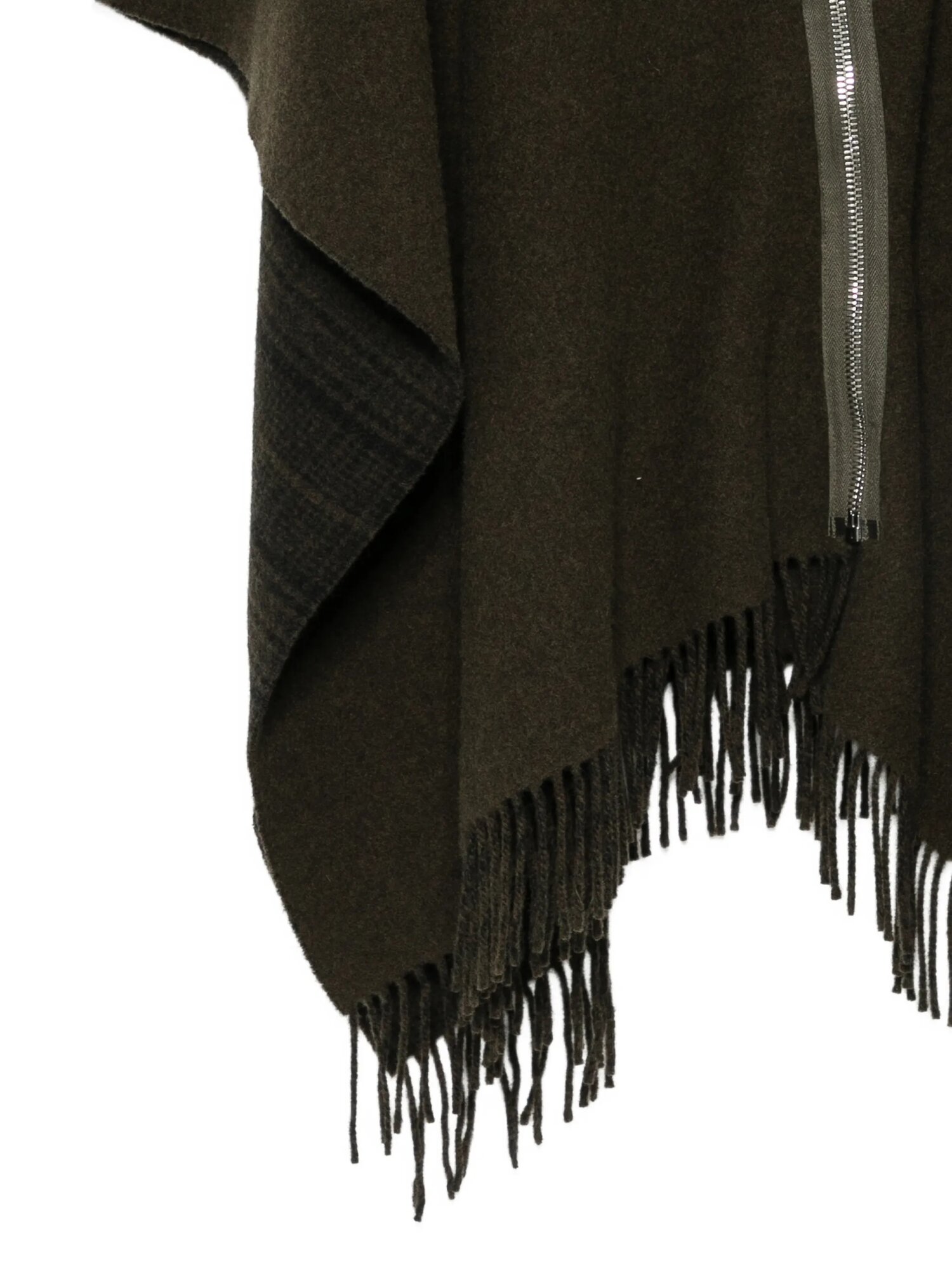 Накидка Dondup Zip-up cape, размер OneSize, green — фото 1