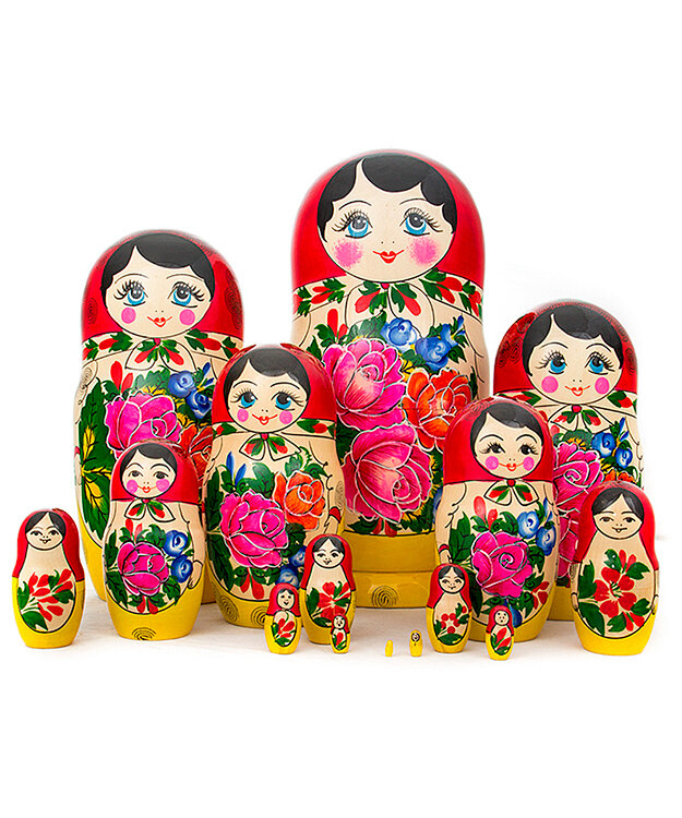 Матрешка "Семеновская" 15 мест