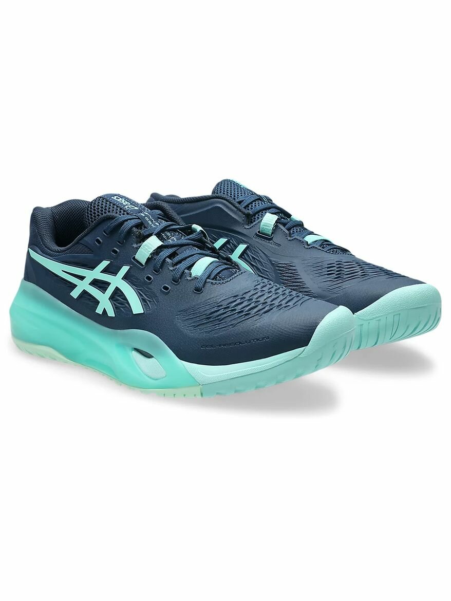 Кроссовки ASICS GEL-RESOLUTION X, полнота F (EU)/ на среднюю стопу, размер 9 US, синий — фото 1
