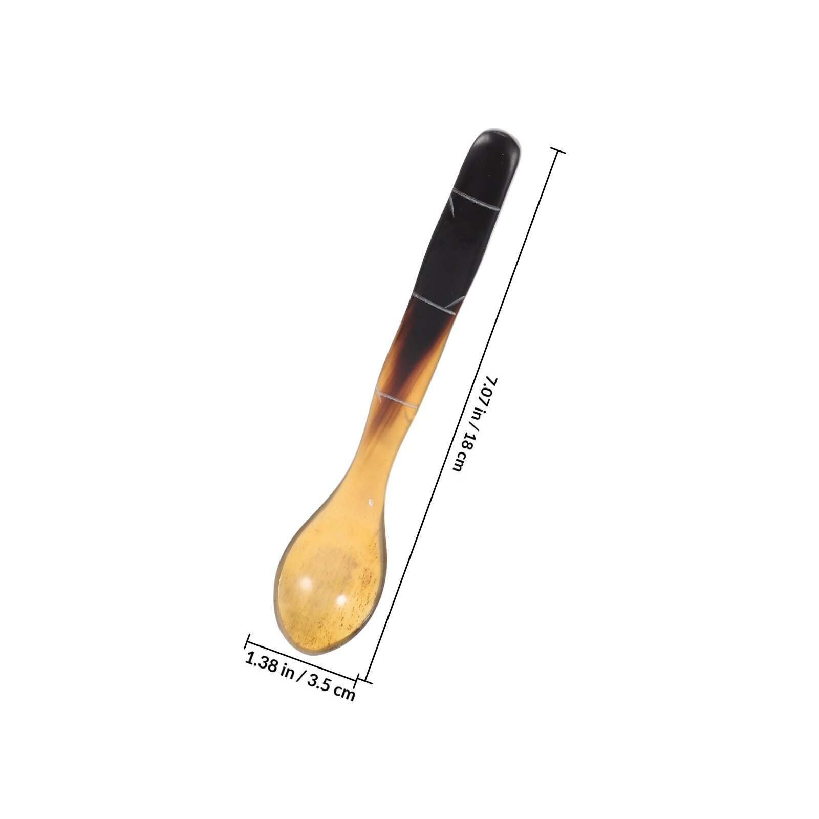 Ложка Для Икры Жёлтого Цвета С Отличным Текстуром 18.00X3.50X0.80Cm