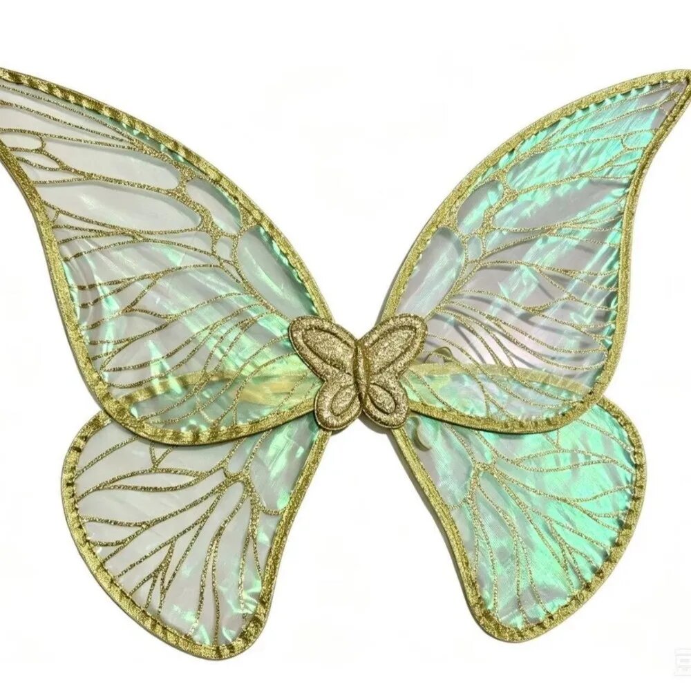 Крылья феи из органзы Желтый, Gold
