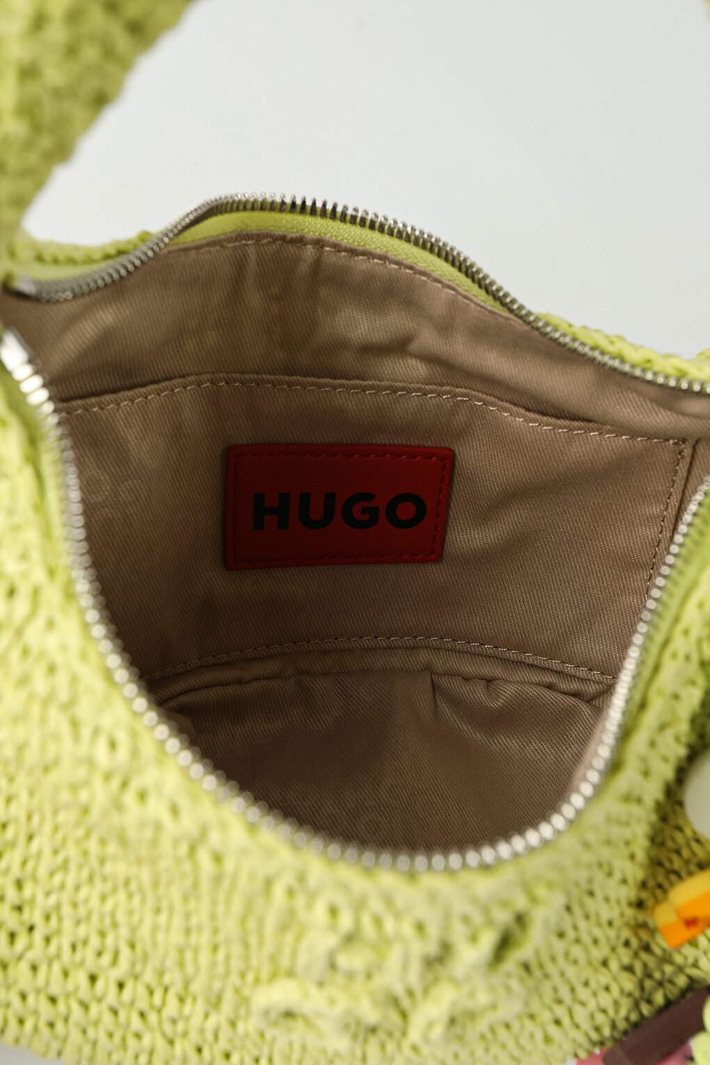 Сумка хобо HUGO, бежевый — фото 1