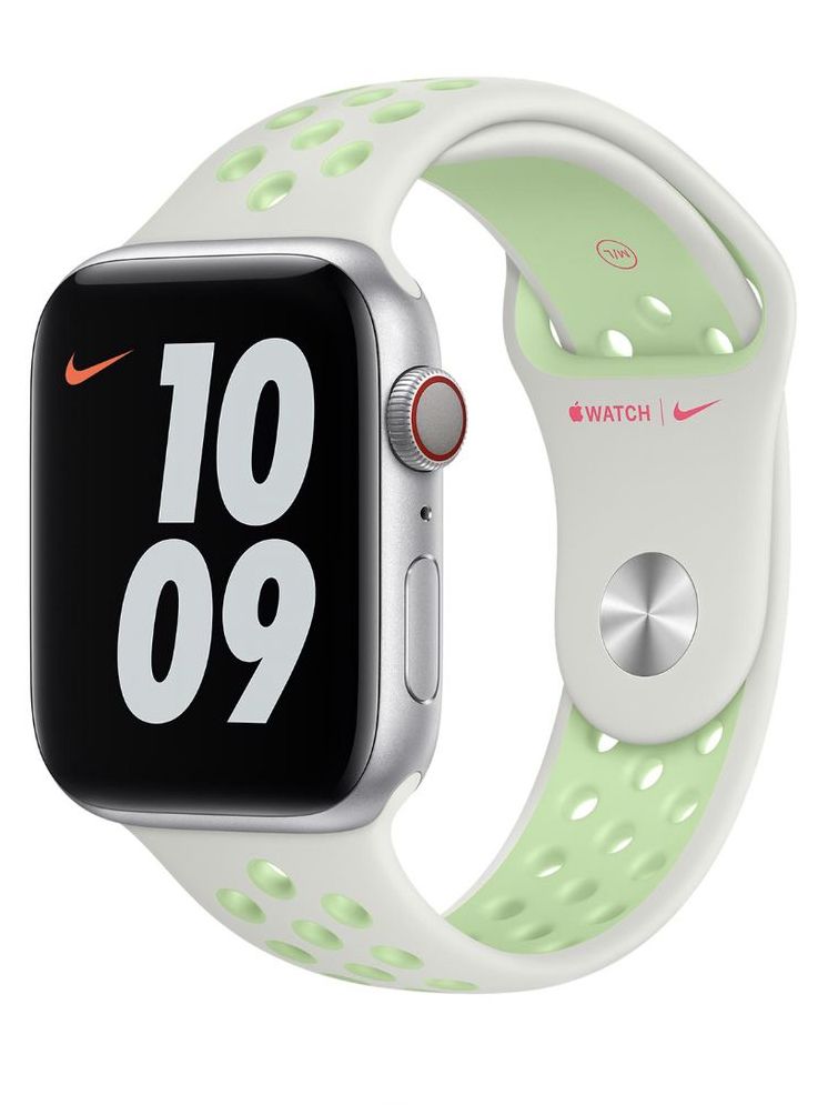 Спортивный ремешок Apple Sport Band Spruce Aura/Vapor Green для Apple Watch Nike 42-44-45-49mm MG3W3ZM/A