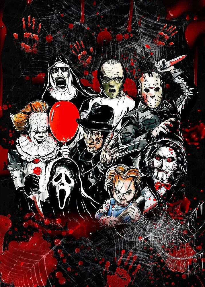 Алмазная мозаика алмазная картина 40x60 см Halloween Party для дома для декорирования для творчества для подарка