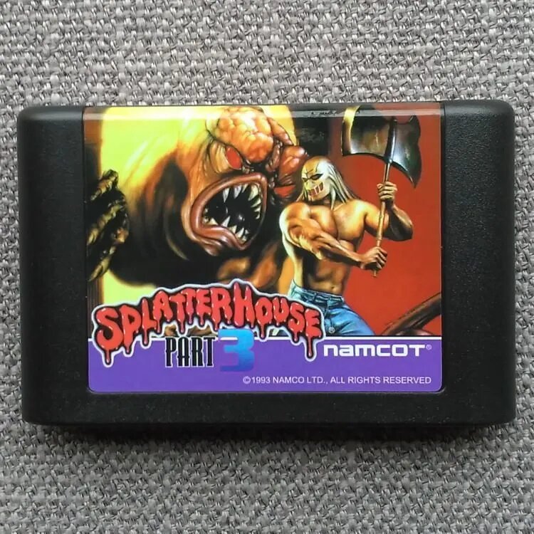 Игровой картридж для приставки 16 bit SEGA: Splatterhouse PART 3