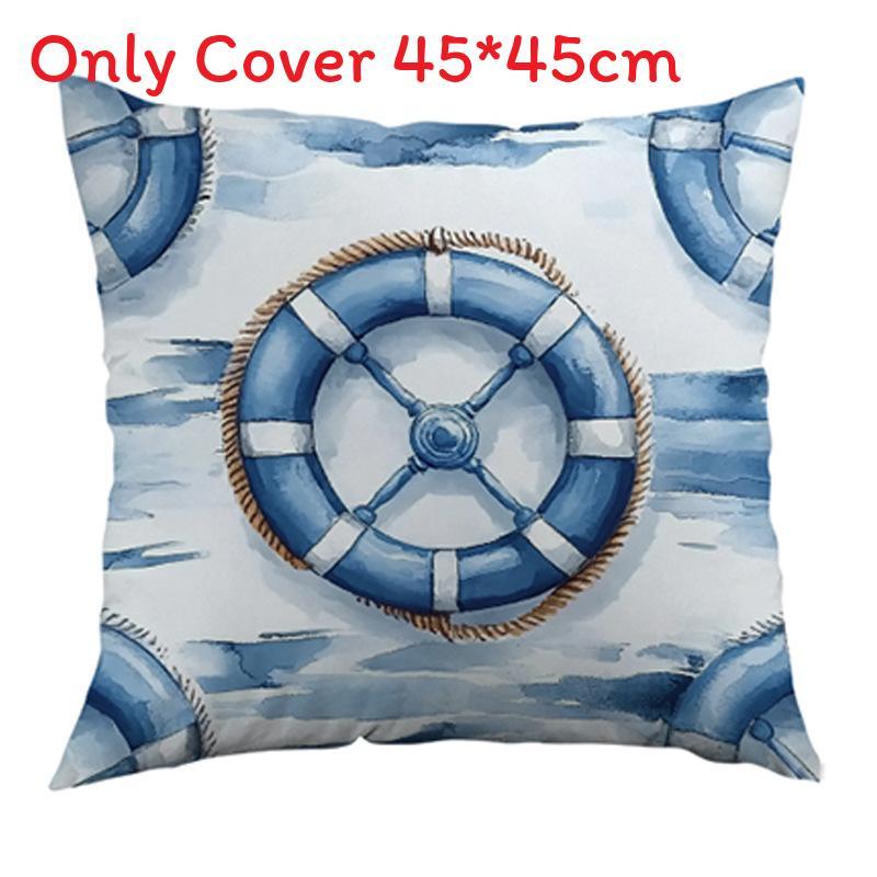 Подушка для спальни ocean series support modern compact decor 45x45см стиль 4