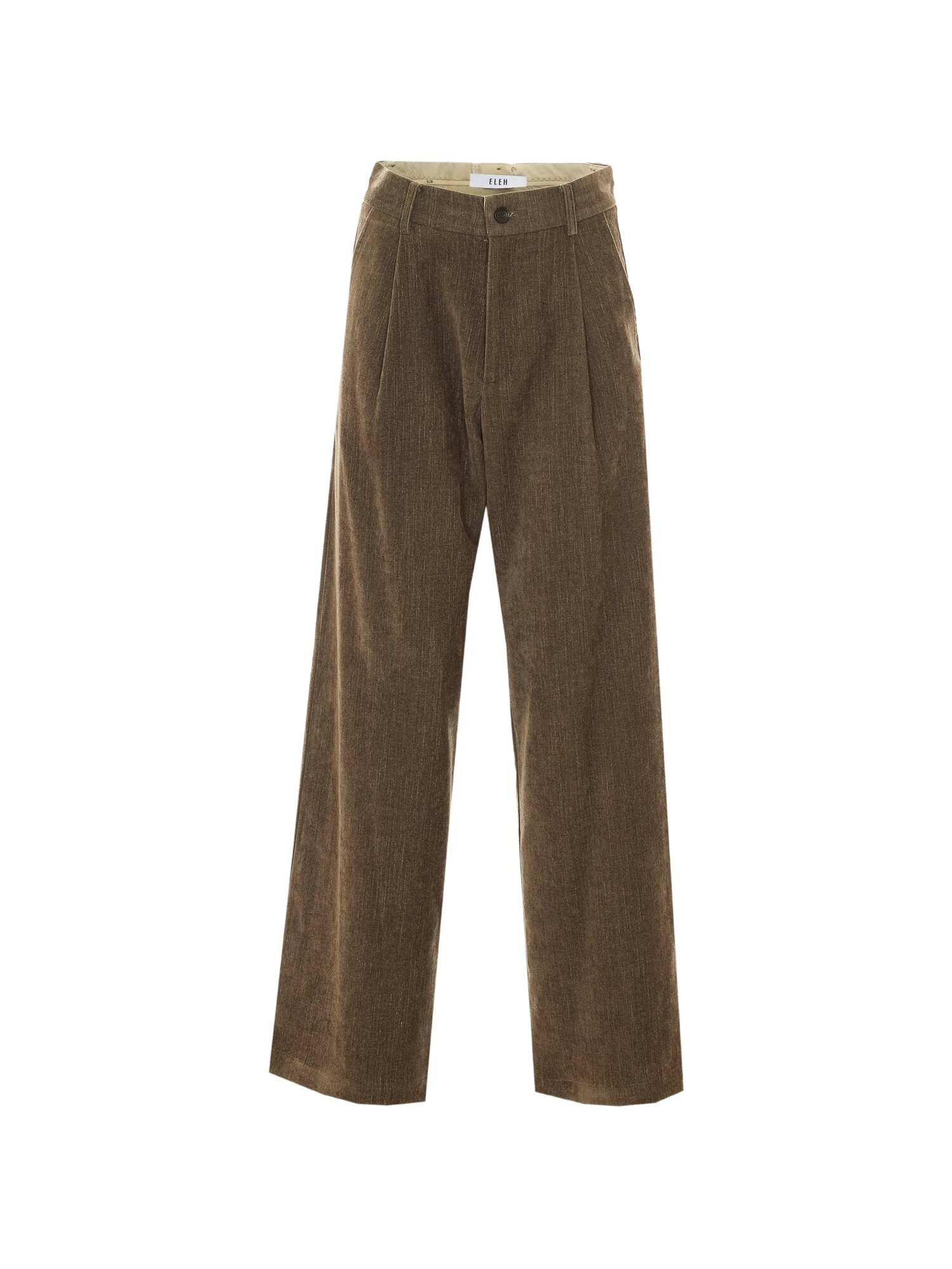 Брюки ELEH Pleated wide-leg trousers