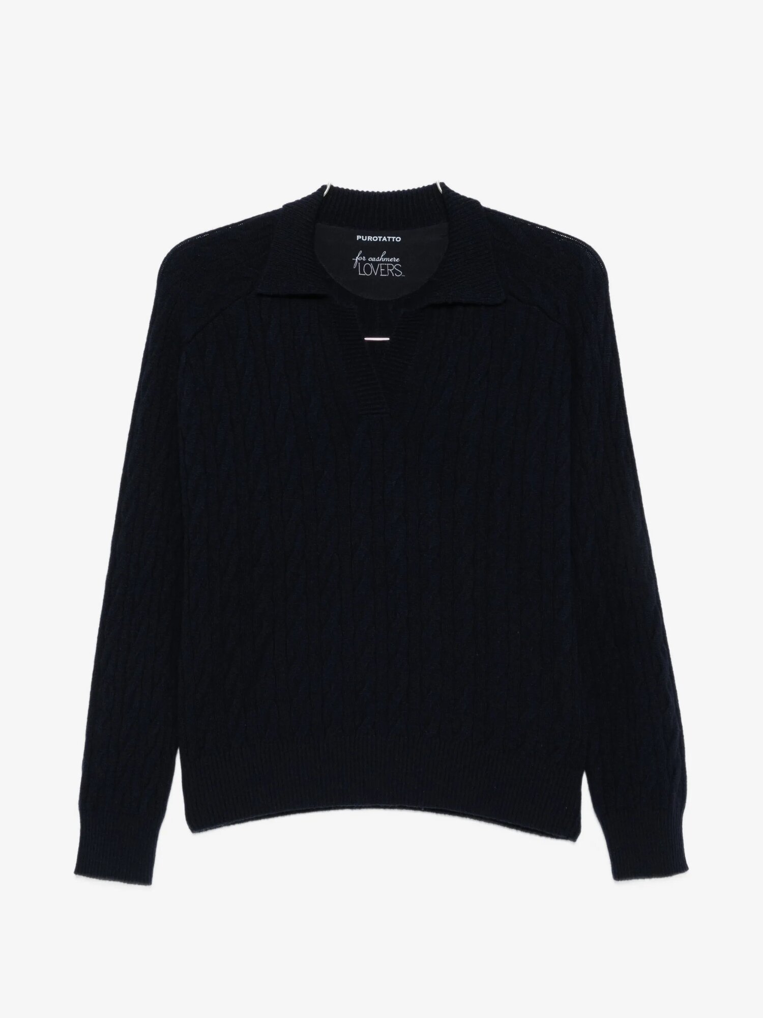 Свитер Purotatto Cable-knit polo-collar sweater