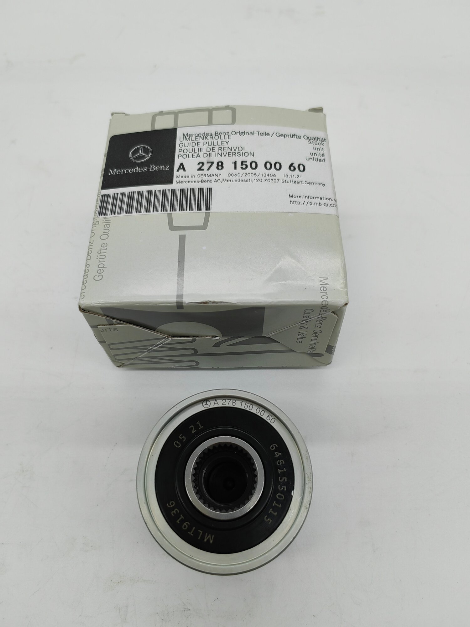 Mercedes-Benz Шкив генератора Mercedes арт. A2781500060