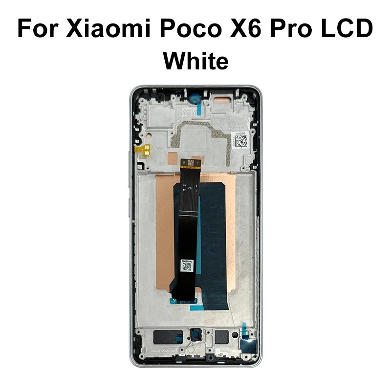 Дисплейный Модуль (AMOLED, 6.67 Дюйма, Сенсорный) Для Xiaomi Poco X6/X6 Pro, X6Pro-AMOLED White F