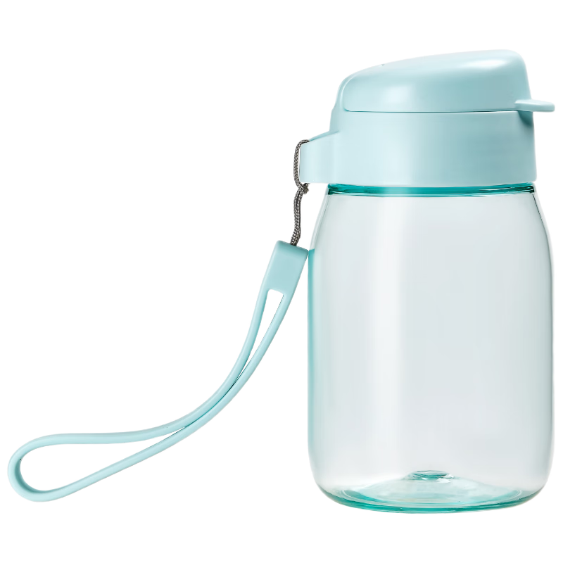 Tupperware Dudu Penguin 350 мл пластиковая бутылка для детей с ремешком макаронный синий Стиль：Макароновый синий 350 мл