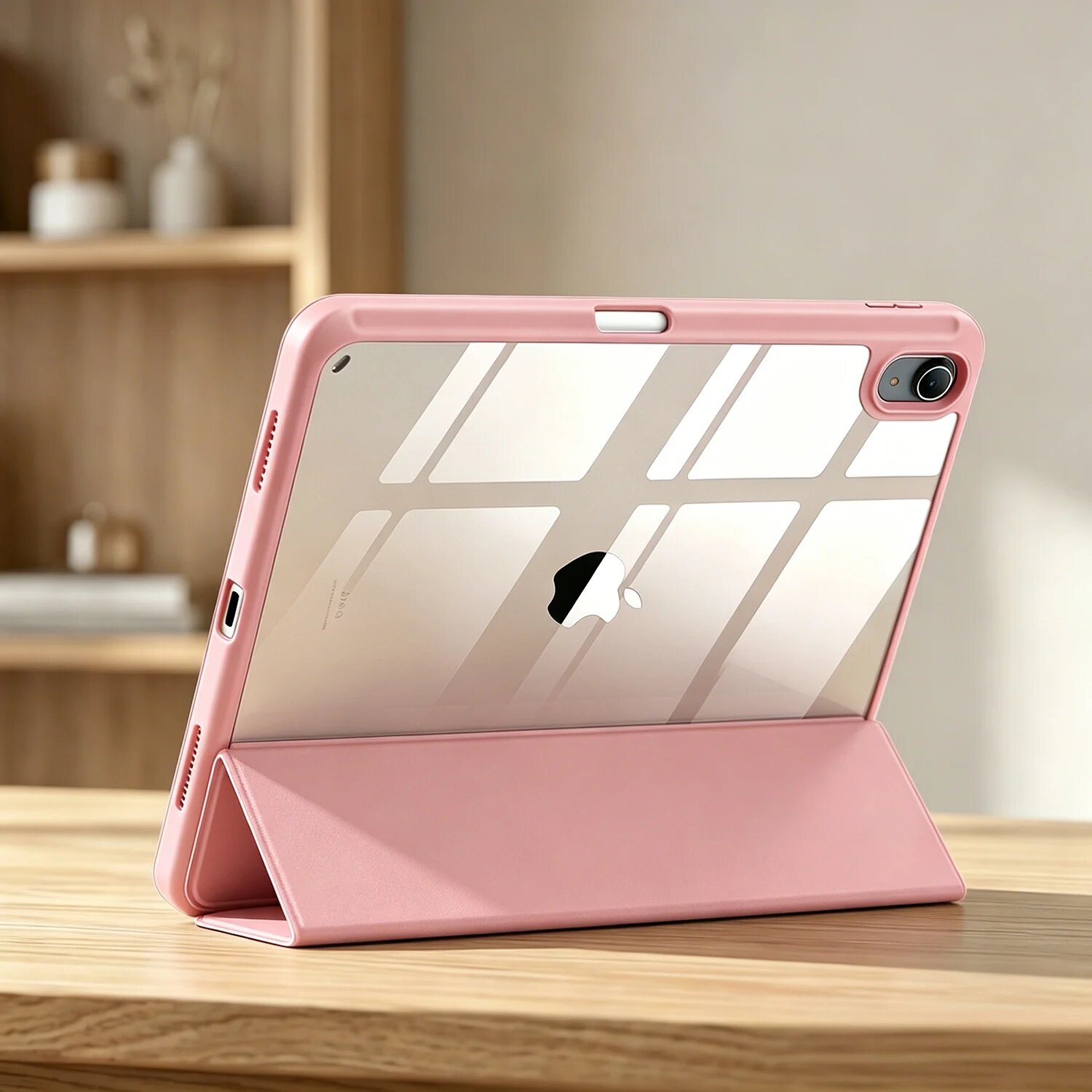 Розовый чехол-книжка для iPad (10.9", 11") YKL-Pale Pink