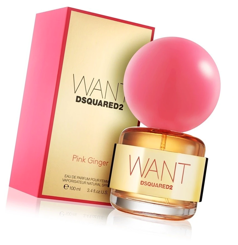 100 мл духи женские Дискваред 2 Вонт Пинк Гингер / Dsquared 2 Want Pink Ginger