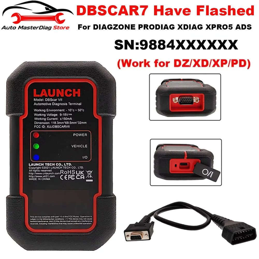 DBSCAR VII DBSCAR7 9884 Bluetooth-коннектор, сканер DBSCAR с поддержкой 1 year free update, for xp