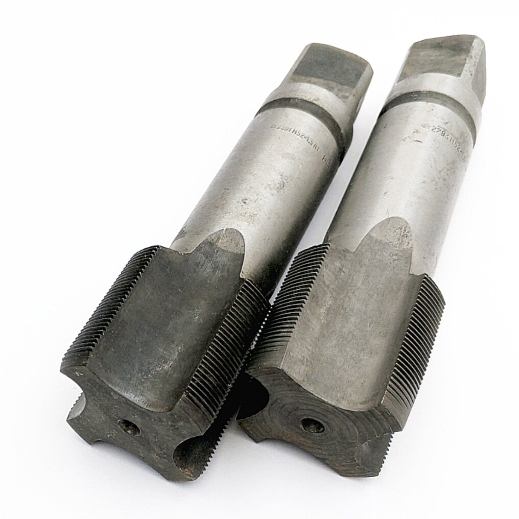 Метчик 2620-2291 (2620-2293) машинно-ручной М52х1,5 Р18 (комплект 2шт) ГОСТ 3266-81