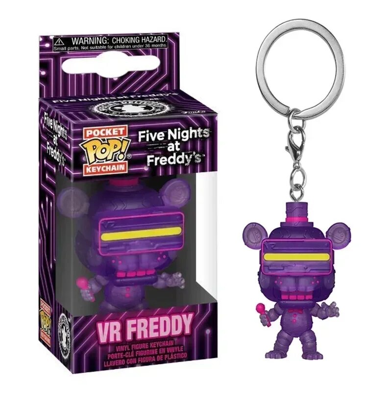 Funko Pop Keychain FNAF VR Freddy, фиолетовый