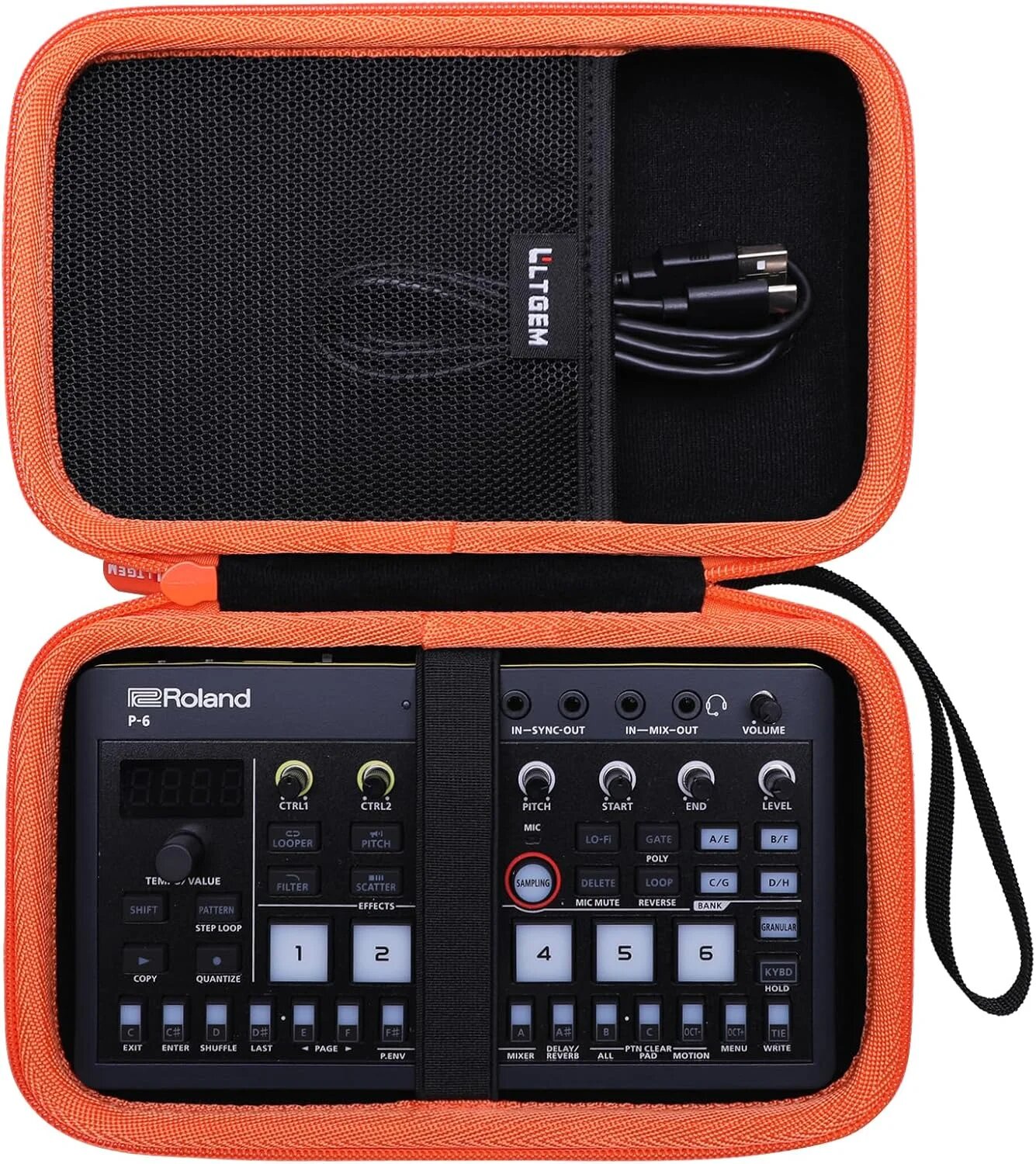 Чехол LTGEM для Roland AIRA Compact P-6 / S-1 / T-8 / E-4 / J-6