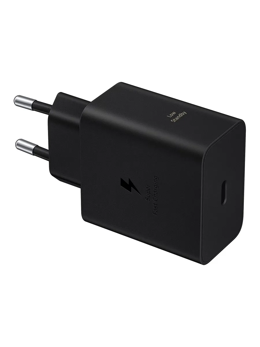 Сетевое зарядное устройство СЗУ Samsung +Type-C 60W EP-T6010 black Черный Type-C RU