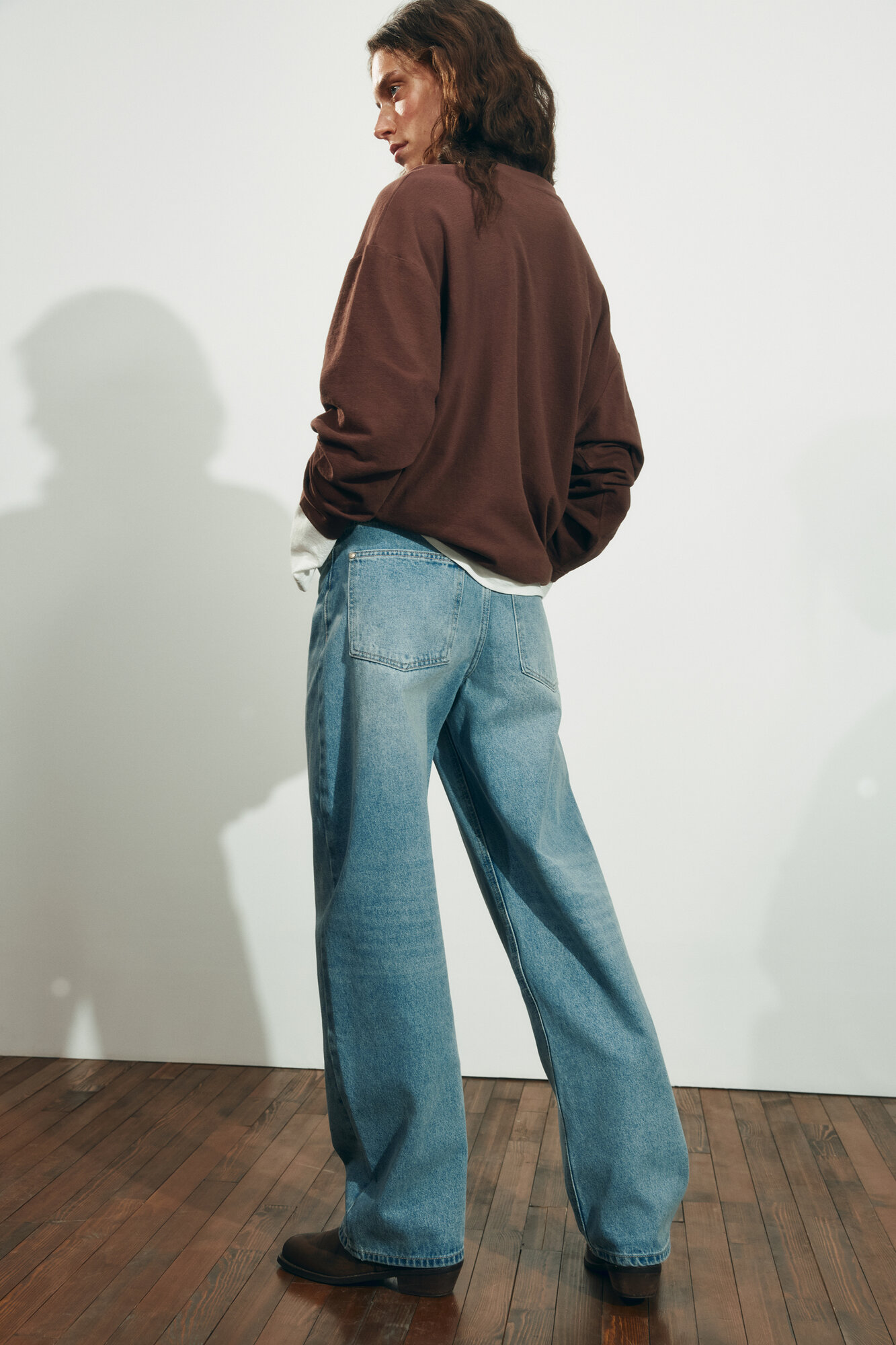 Джинсы широкие mixmatch 