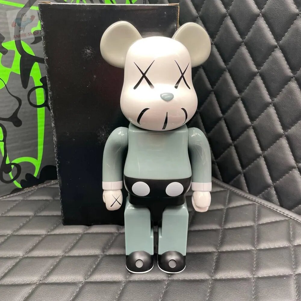 Фигурка Bearbrick 28см Freddie Mercury Серый ABS пластик 1 шт. Коллекционная фигурка