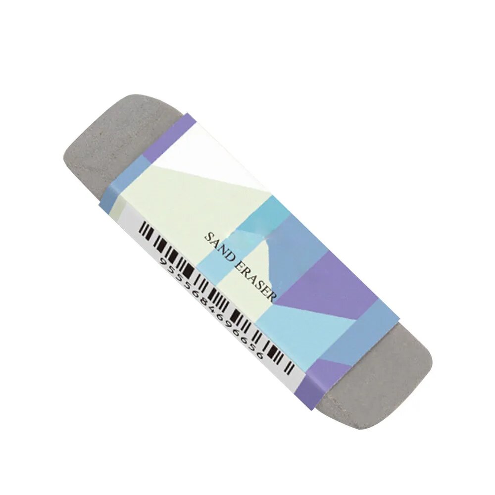 Универсальный песочный ластик двойной для удаления цветных карандашей и чернил
