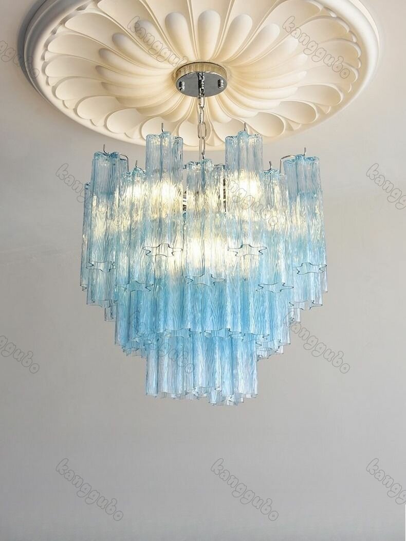 Стеклянная люстра MURANO во французском стиле