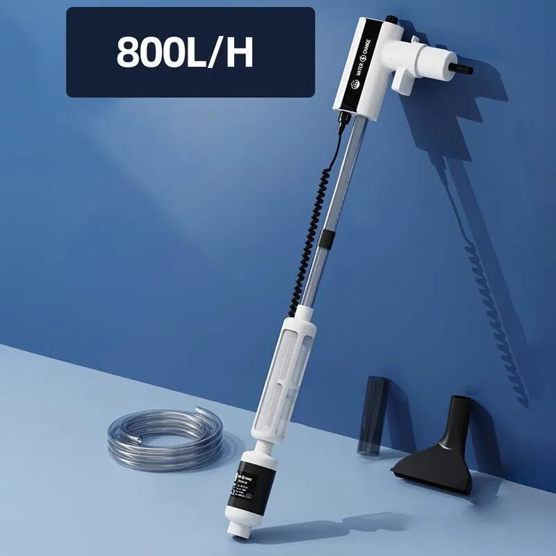 Сифон Для Аквариума Беспроводной насос 800 л/ч для подмены воды