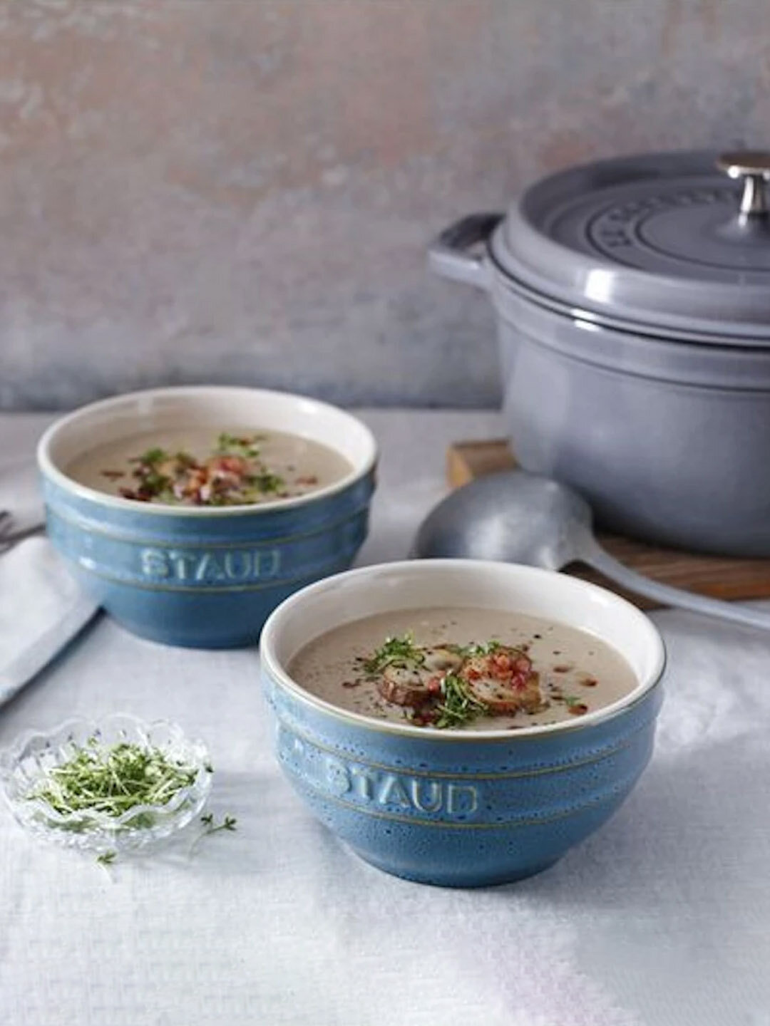 Миска керамичаская Staub Ceramic 14 см, 700 мл, античный бирюзовый — фото 1