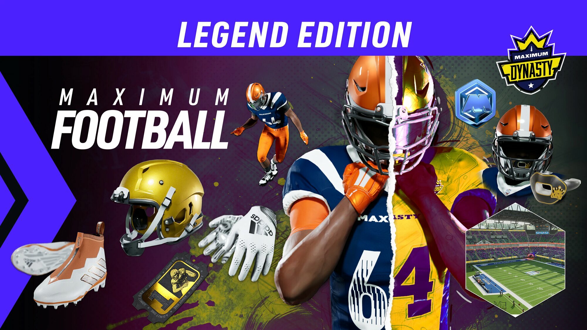 Maximum Football Legend Edition для Sony PlayStation | PS5 | Игра навсегда | Быстрая доставка (Турция)