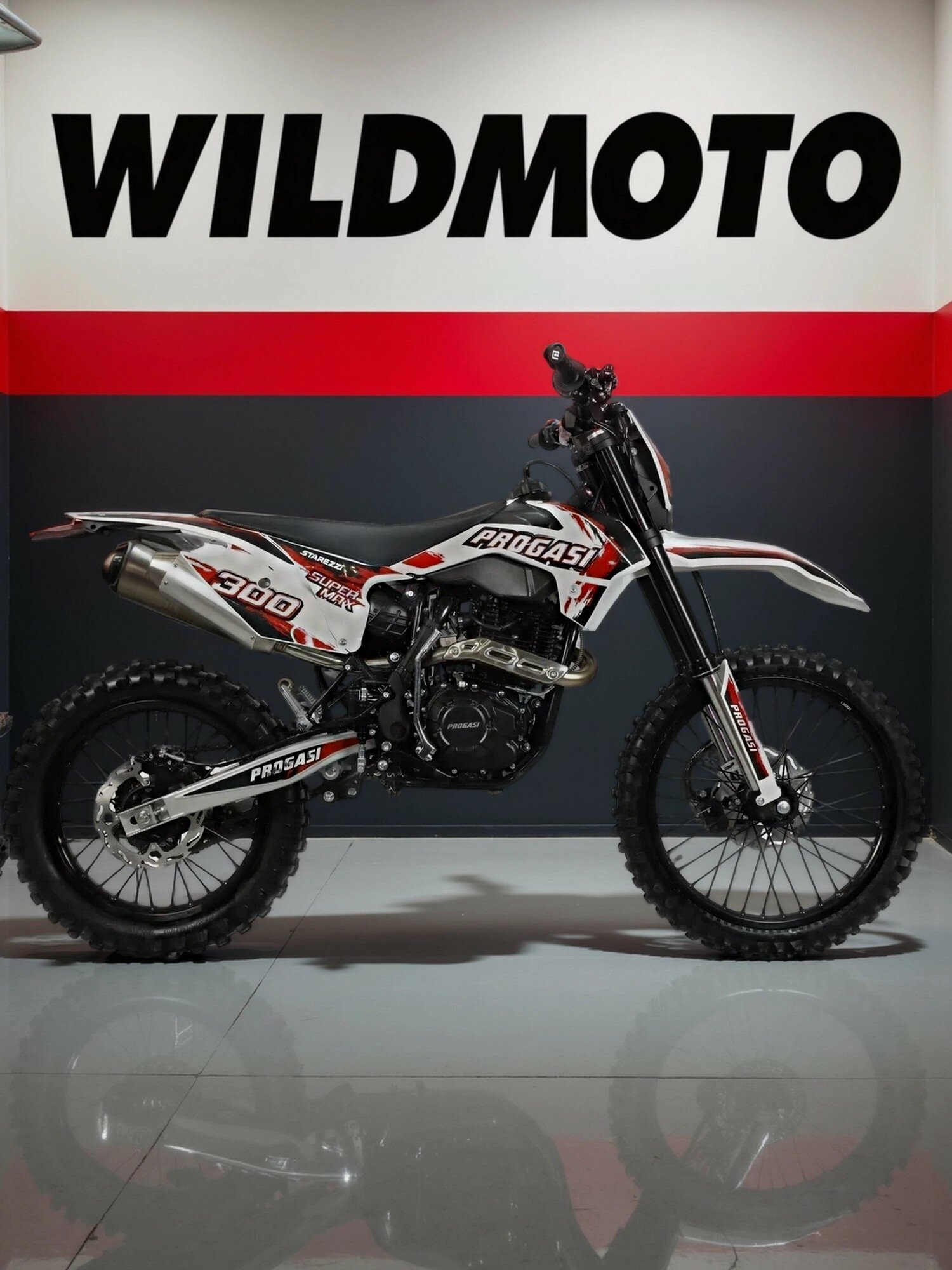 Мотоцикл кроссовый Progasi Super Max 300NG ❗27л. с ❗регулируемая подвеска ❗резина KENDA 21/18,