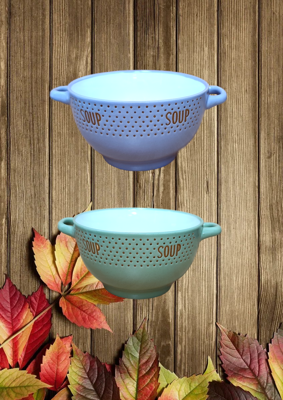 Бульонница супница с ручками 2 штуки 650 мл