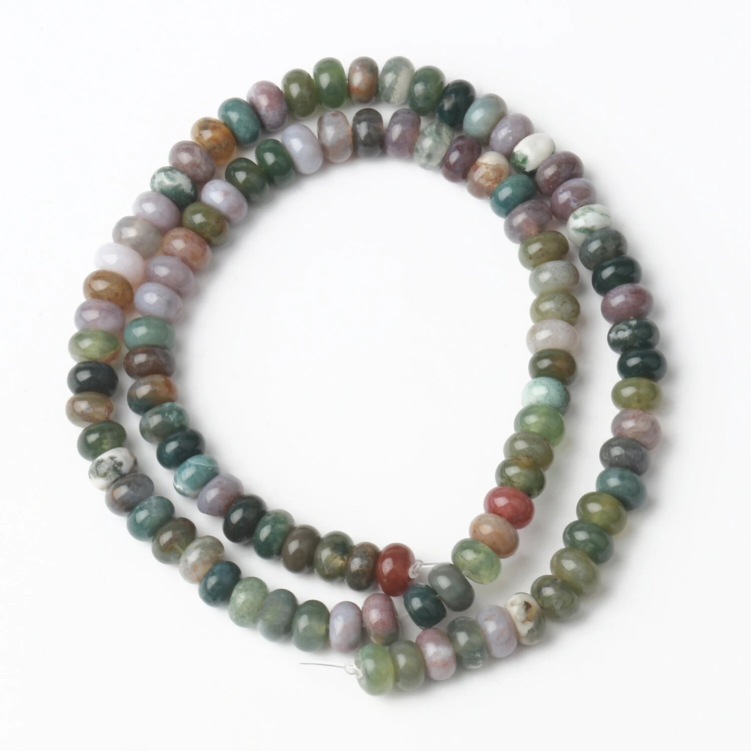 Бусины из камня 88 шт. xilitata Изумрудный, India agate