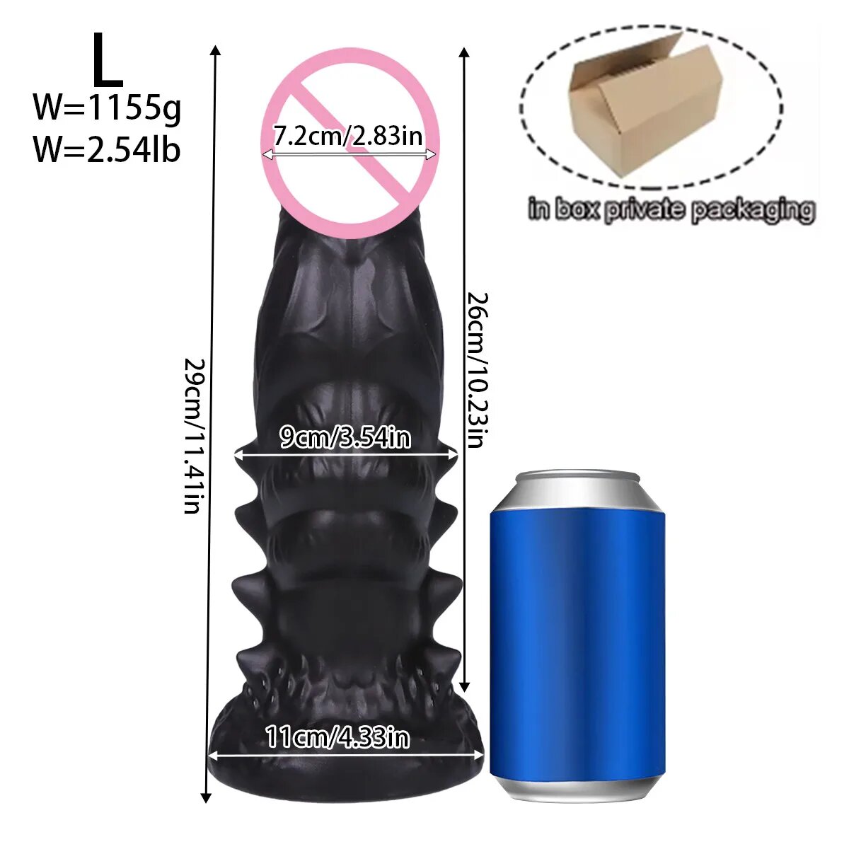 Новая огромная щупальце-монстр-дилдо, мягкая гладкая анальная пробка, игрушка для взрослых, B-PVC L