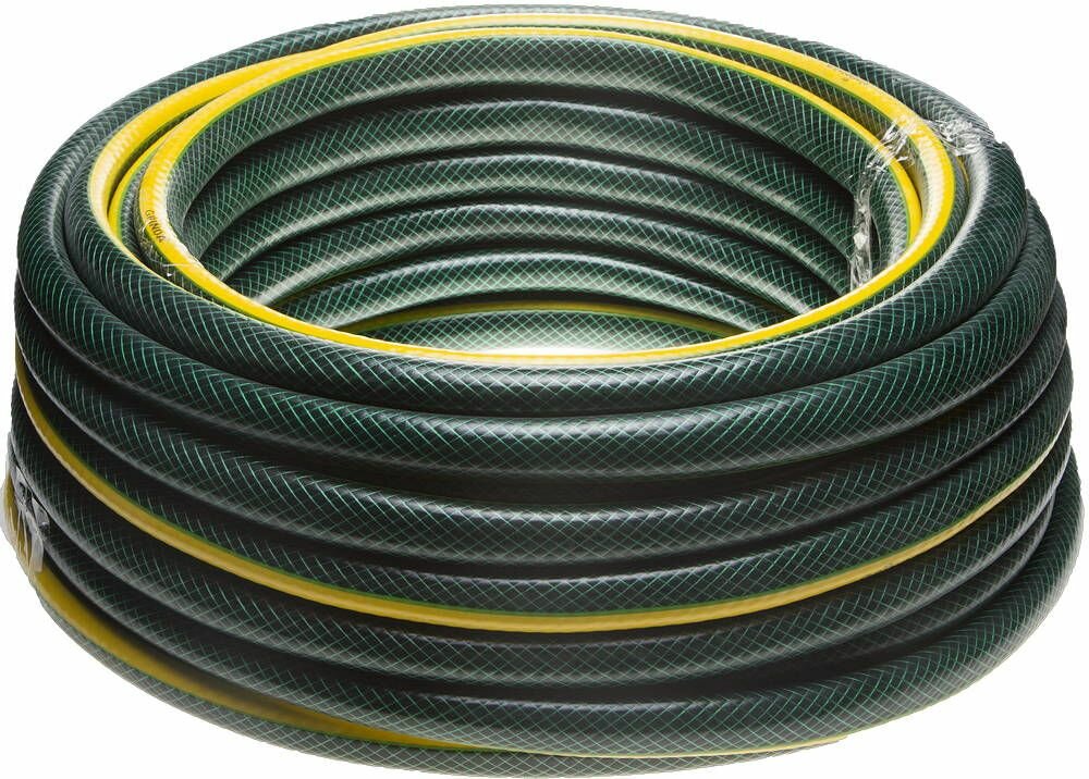 GRINDA STANDARD, 3/4", 25 м, 15 атм, трёхслойный, армированный, поливочный шланг (429000-3/4-25)