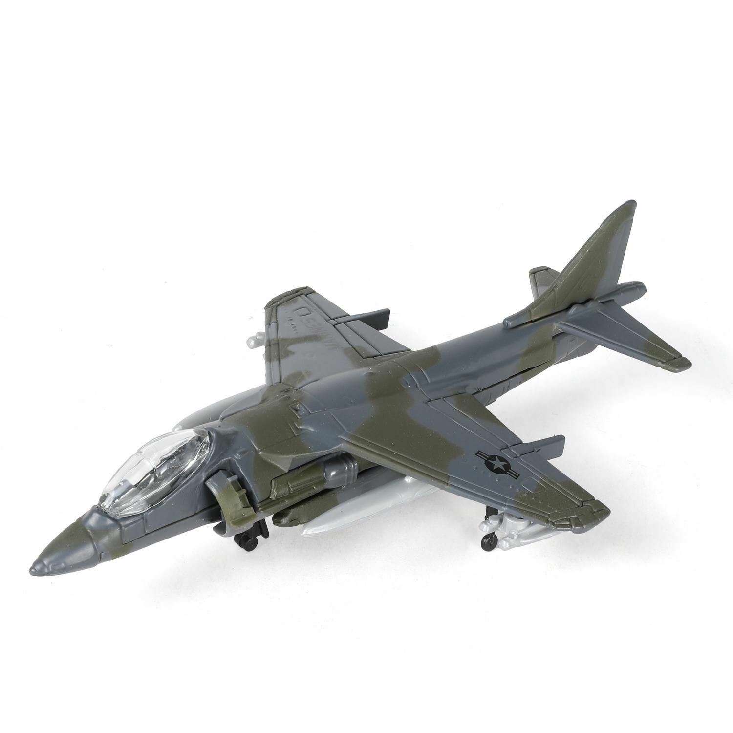 Модель AV 8B Harrier II, миниатюрный винтажный истребитель, идеально подходит для военных коллекций и декора пещер, культовая копия Jump Jet для декора стола, уникальный подарок для историков авиац