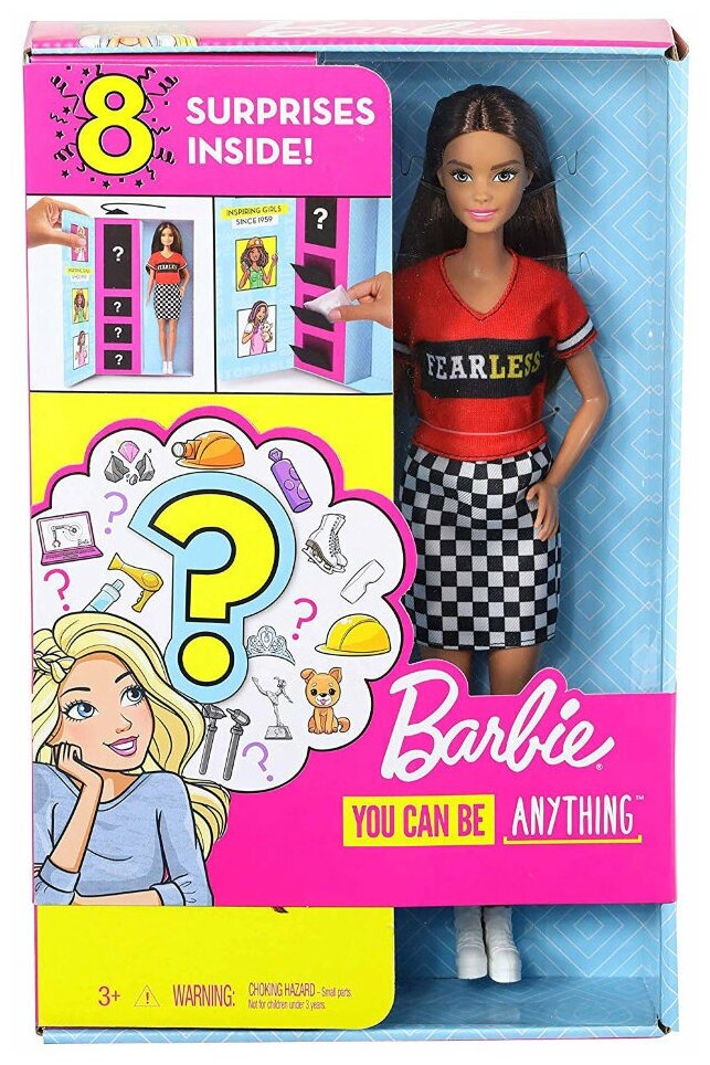 Barbie (Mattel) Barbie Кукла Барби шатенка серии "Кем быть?", Загадочные профессии GLH64