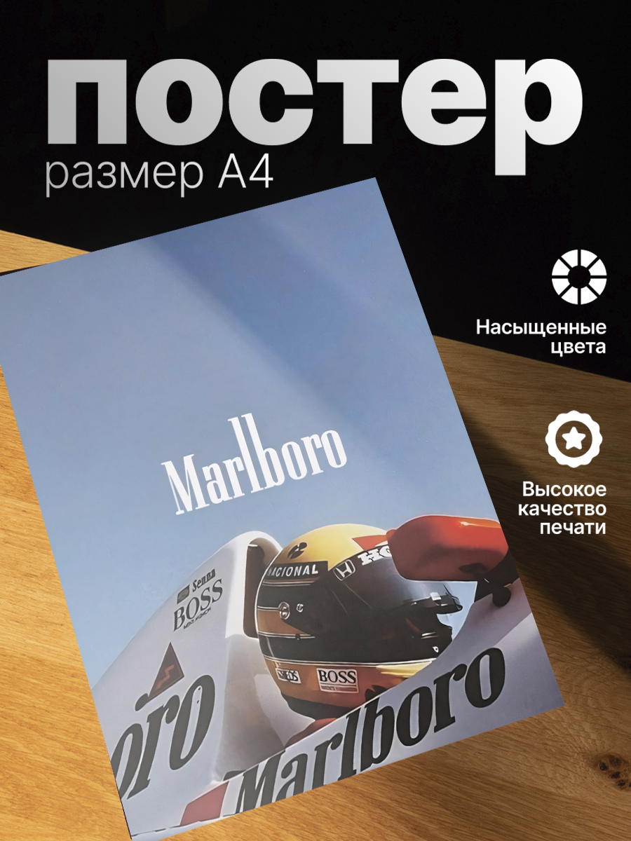 Постер ZEKEKS формула 1, на стену, без рамы, 29x21 см, цифровая печать