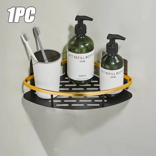 Бесшовная полка для ванной комнаты, подвесная полка для хранения, настенная полка для хранения, фурнитура для душевой кабины, угловая полка для ванной комнаты, настенная полка для хранения