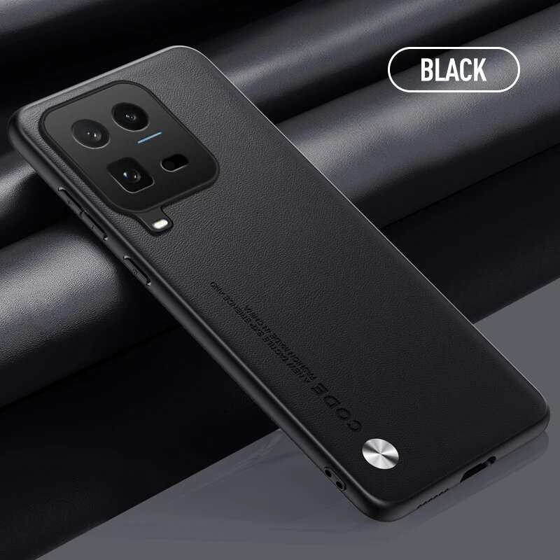 Чехол из гладкой кожи и ТПУ для Vivo iQOO 15R, однотонный, Черный, Black, Vivo Iqoo 15R
