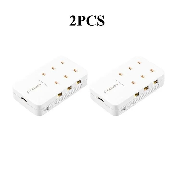 6-портовое зарядное устройство 1S для PH2.0 BT2.0 для LiPo аккумуляторов, Белый